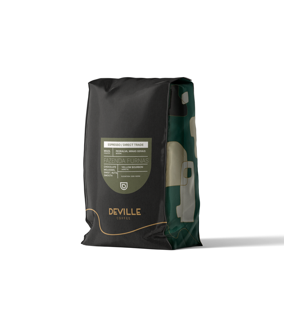 Deville Espresso Roast – Sweet & Smooth Direct Trade Brazilian Coffee – Shop Deville